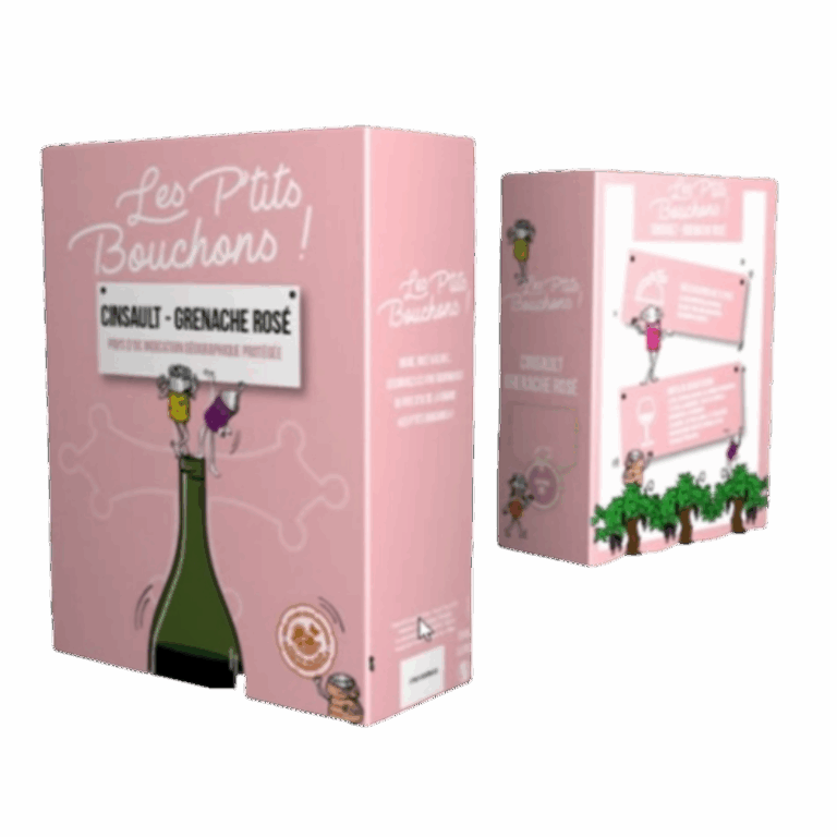 BIB 3L IGP PAYS D'OC CINSAULT GRENACHE ROSE LES PETITS BOUCHONS - Inter Caves Chartres